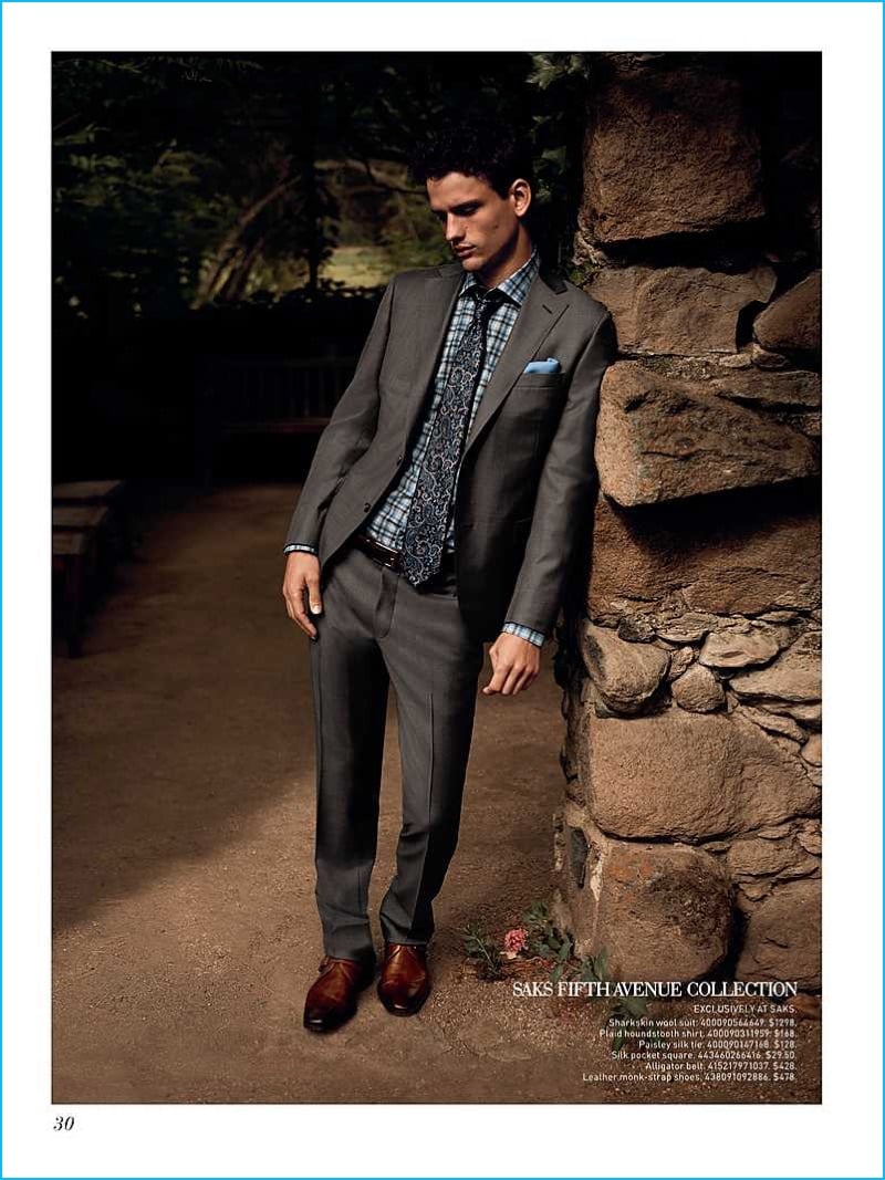 Simon Nessman 2016 Saks Fifth Avenue Fall Men's Catalogue