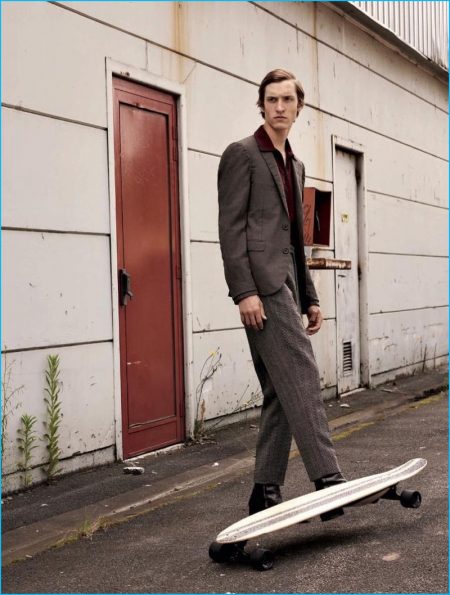 Tim Dibble Goes Skating with L’Officiel Hommes Germany – The Fashionisto