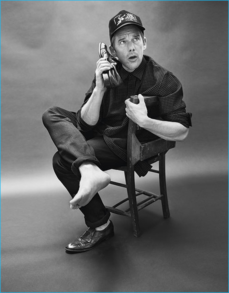Ethan Hawke is Clad in Dior Homme for Port Cover Shoot – The Fashionisto