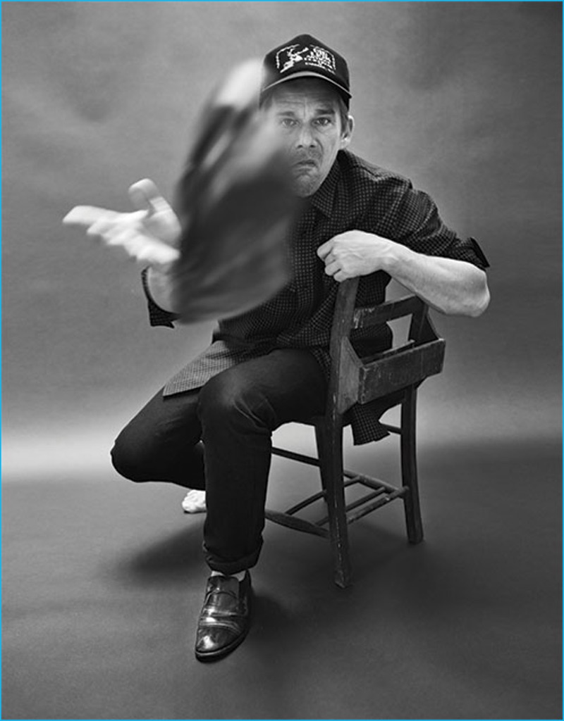 Ethan Hawke is Clad in Dior Homme for Port Cover Shoot – The Fashionisto