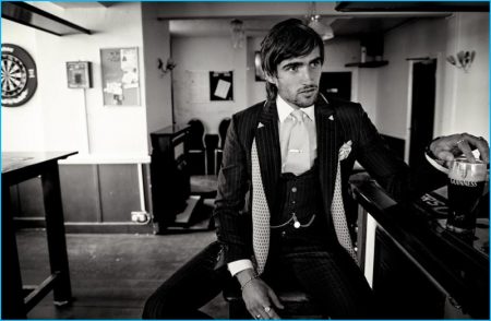 Jack Tyerman Channels Retro Footballer for British GQ Style – The ...