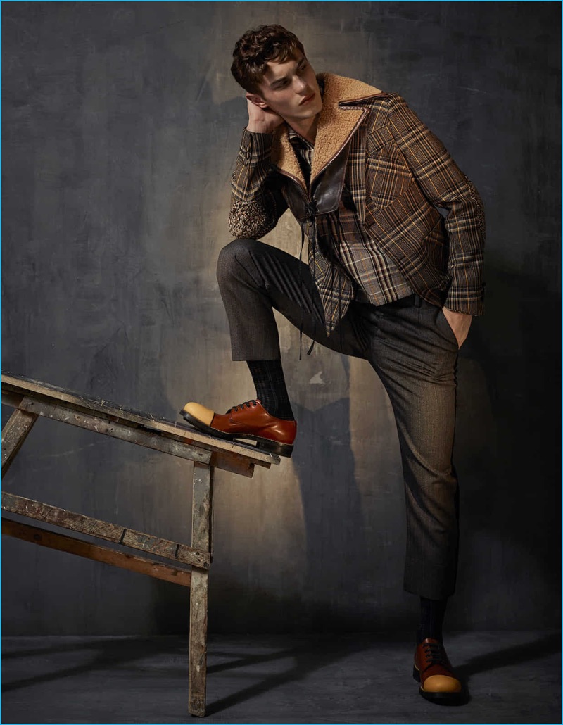 Kit Butler Models Checks & Plaids for How to Spend It – The Fashionisto