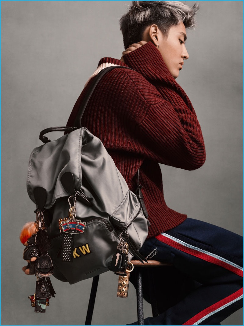 Kris Wu 2016 Burberry Photo Shoot Style Edit