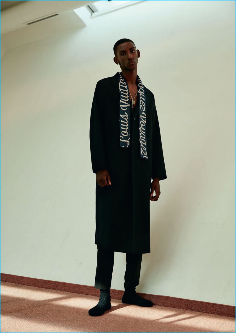 Myles Dominique Dons Louis Vuitton for L’Officiel Hommes Germany – The ...