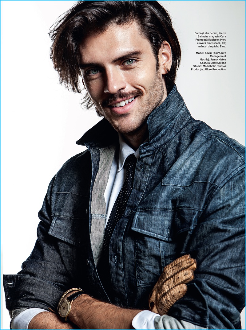 Into the Blues: Silviu Tolu Charms in Denim for Cosmopolitan Man – The ...