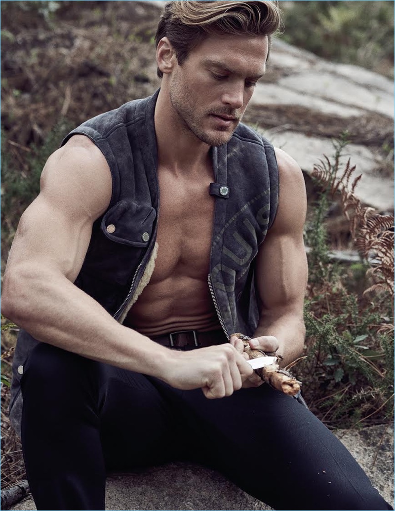 Jason Morgan Ventures Outdoors for GQ Portugal Editorial – The Fashionisto