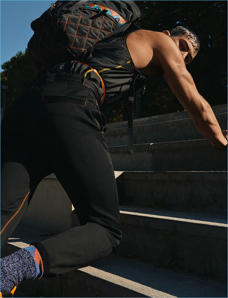 Alessio Pozzi is Sporty in Prada for Wonderland – The Fashionisto