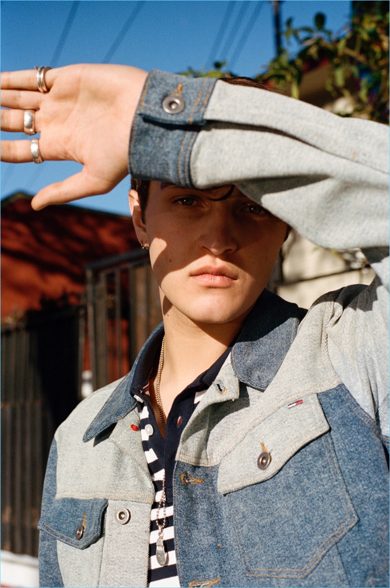 Anwar Hadid Lucky Blue Smith Hilfiger Denim Spring/Summer 2017 Campaign
