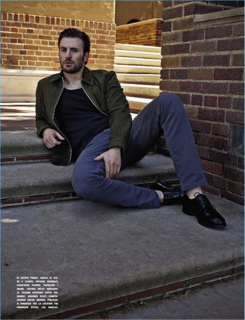 Chris Evans Covers L’Uomo Vogue, Talks ‘Gifted’ – The Fashionisto