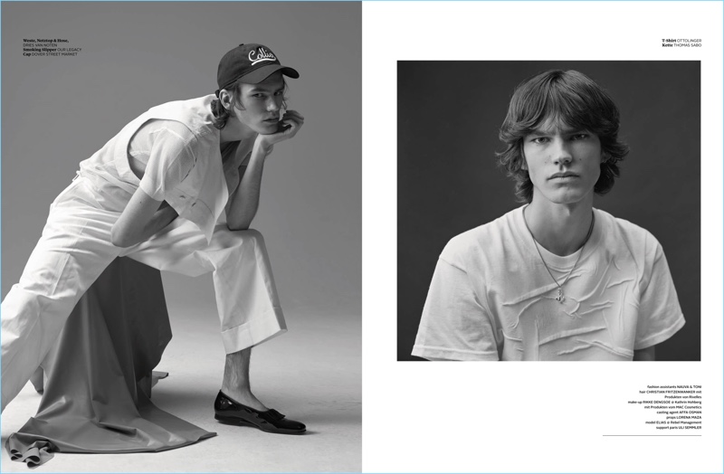 Elias de Poot Goes Quirky for L'Officiel Hommes Germany – The Fashionisto