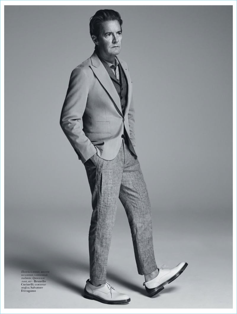 Kyle MacLachlan Stars in Playful Vogue Man Ukraine Cover Shoot – The ...