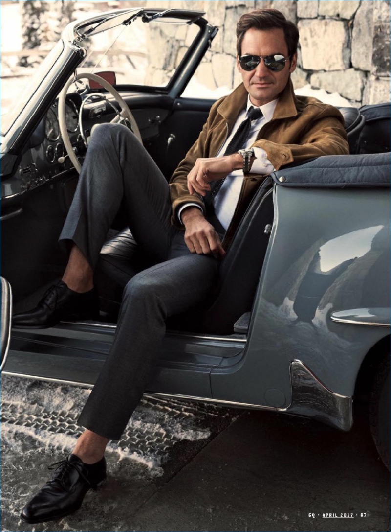 Roger Federer Covers GQ, Talks Tennis Experience – The Fashionisto