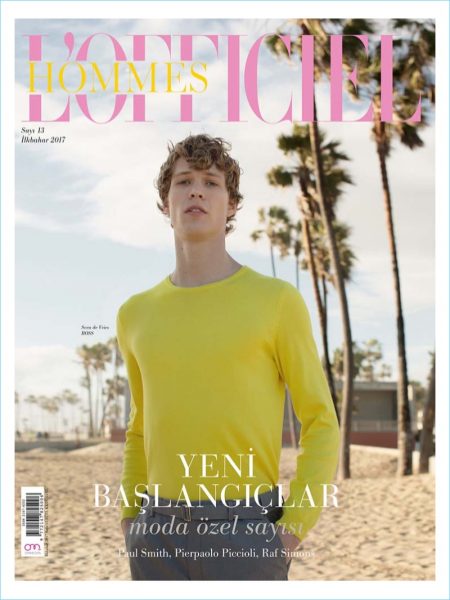 La La Land: Sven de Vries Hits the Beach for L’Officiel Hommes Turkey ...