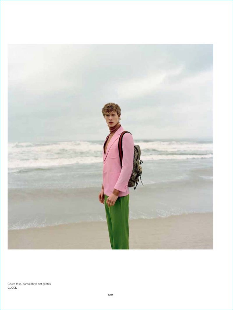 La La Land: Sven de Vries Hits the Beach for L’Officiel Hommes Turkey ...