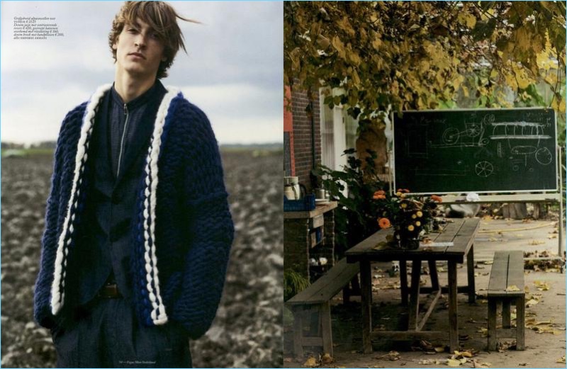 Tim Dibble is a Field Boy for Vogue Man Netherlands – The Fashionisto