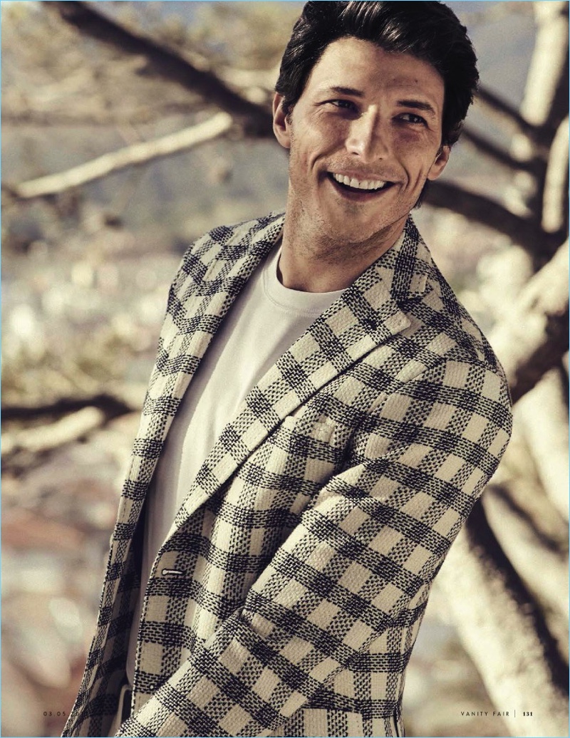 Andres Velencoso Models Sleek Summer Fashions for Vanity Fair Italia ...