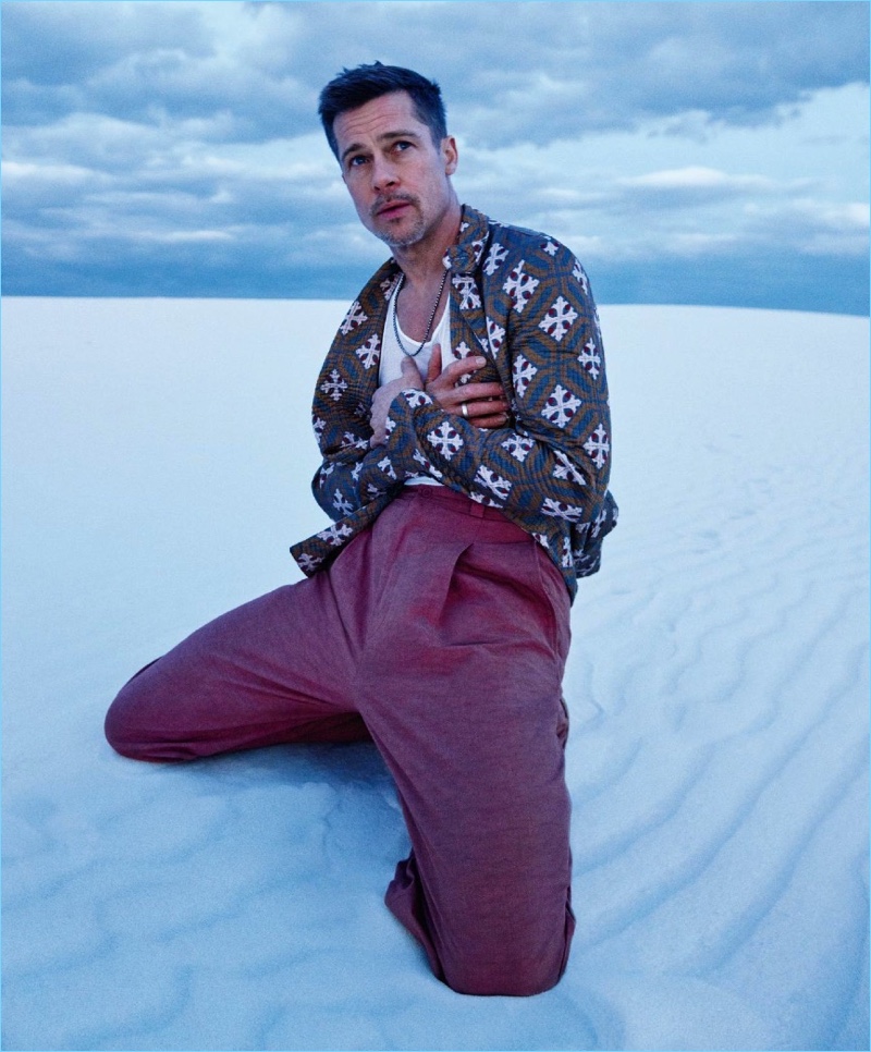 Brad Pitt GQ Style 2017 Cover Photo Shoot - The Fashionisto