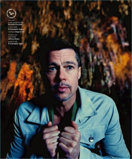 Brad Pitt GQ Style 2017 Cover Photo Shoot