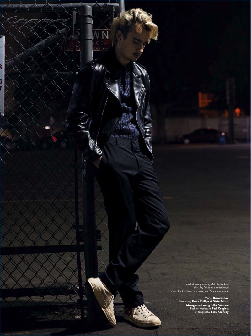 Under His Own Spotlight: Brandon Lee for Da Man Style – The Fashionisto