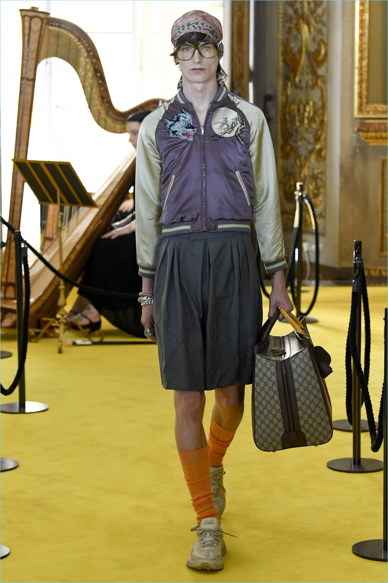 Gucci Cruise 2018 Men's Runway Collection