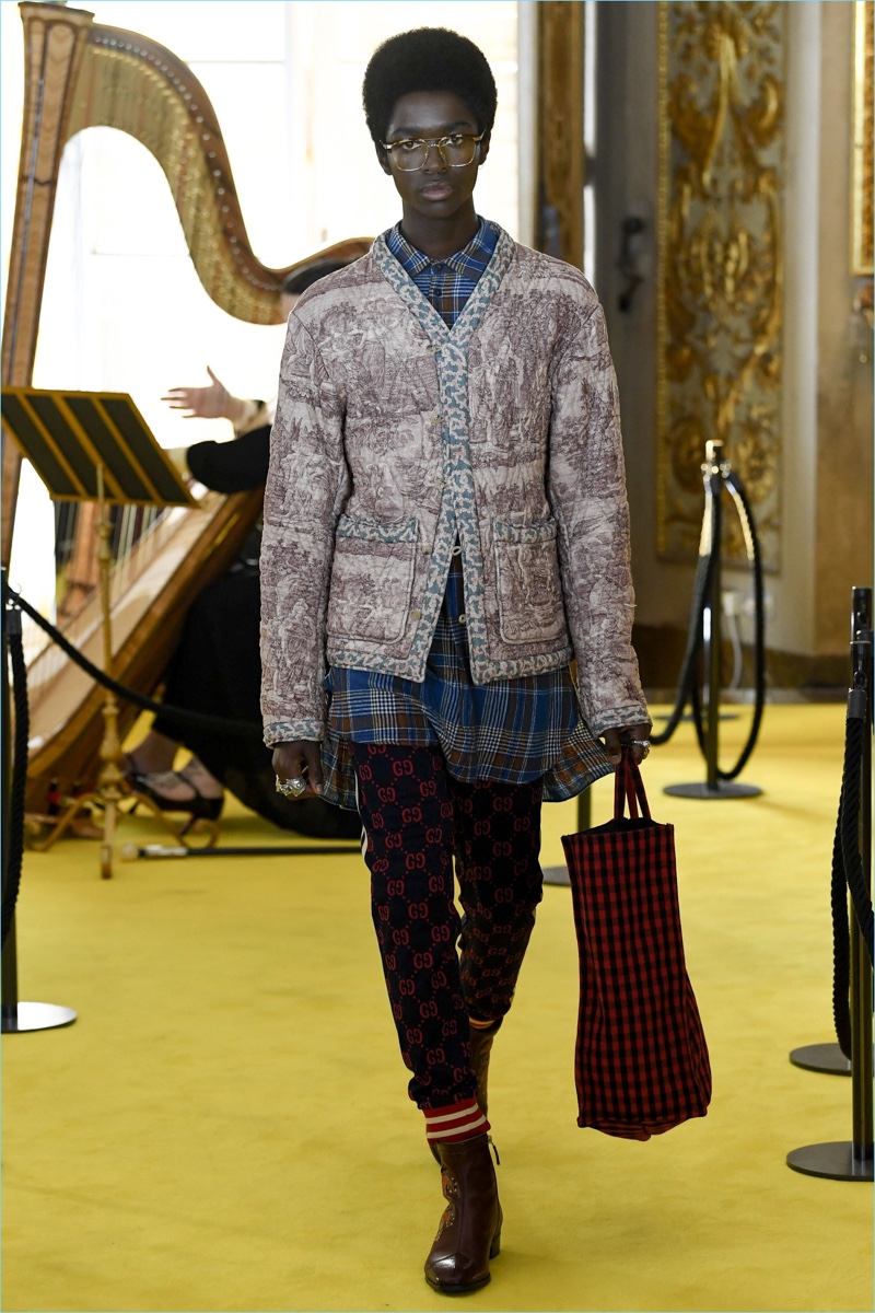 Gucci Cruise 2018 Men's Runway Collection