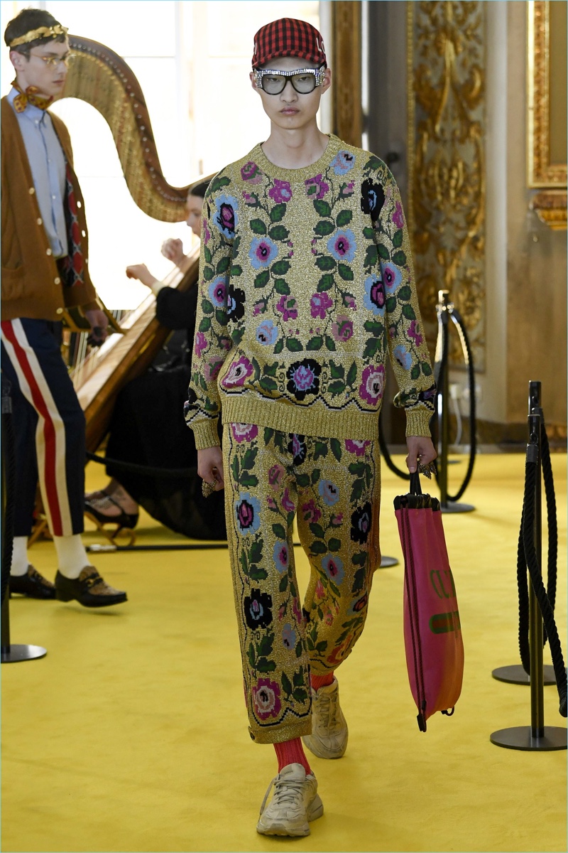 Gucci Cruise 2018 Men's Runway Collection