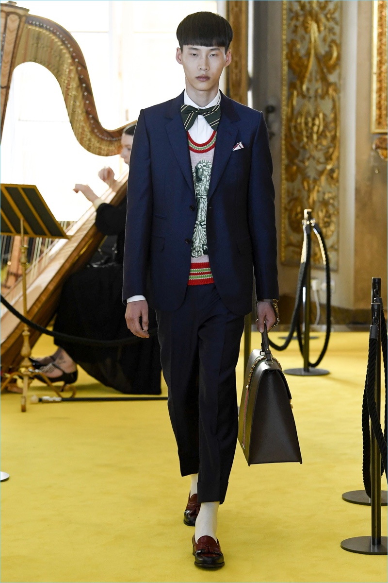 Gucci Cruise 2018 Men's Runway Collection