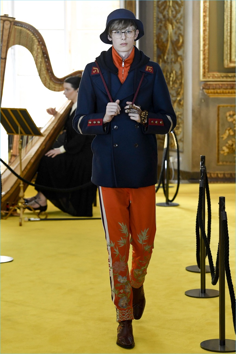 Gucci Cruise 2018 Men's Runway Collection