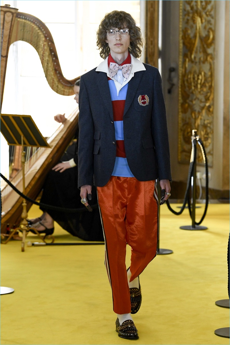 Gucci Cruise 2018 Men's Runway Collection