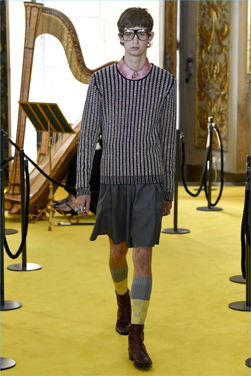 Gucci Cruise 2018 Men's Runway Collection