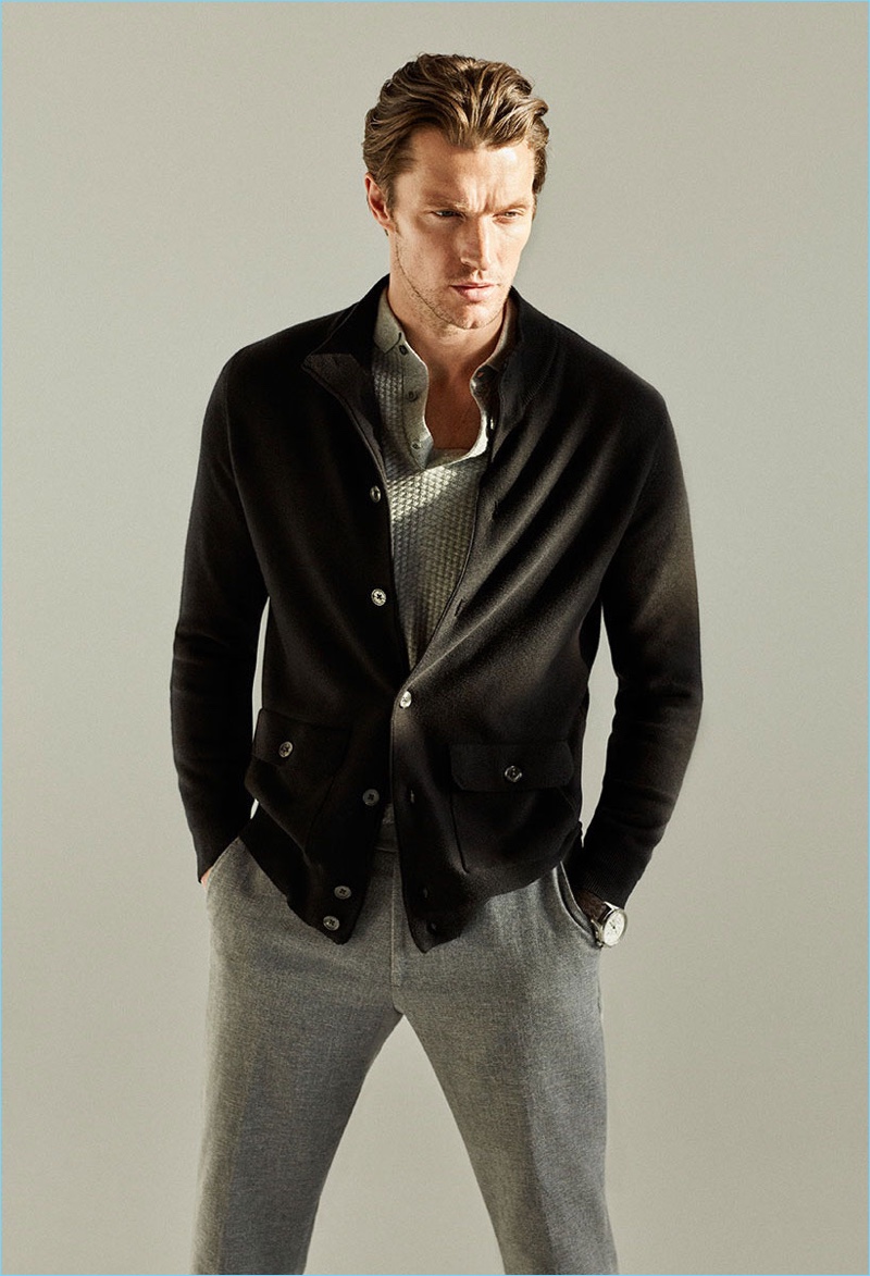 Everlasting Elegance: Shaun DeWet Models Classic Massimo Dutti Styles ...