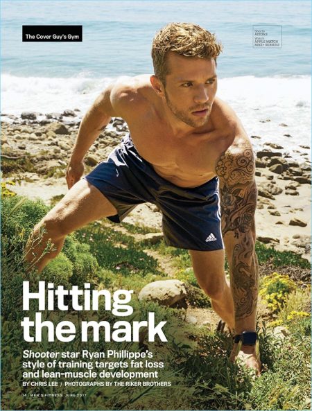 Ryan Phillippe 2017 Men's Fitness Cover Photo Shoot