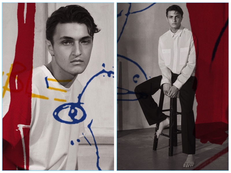 Anwar Hadid 2017 HUGO Pitti Uomo Campaign