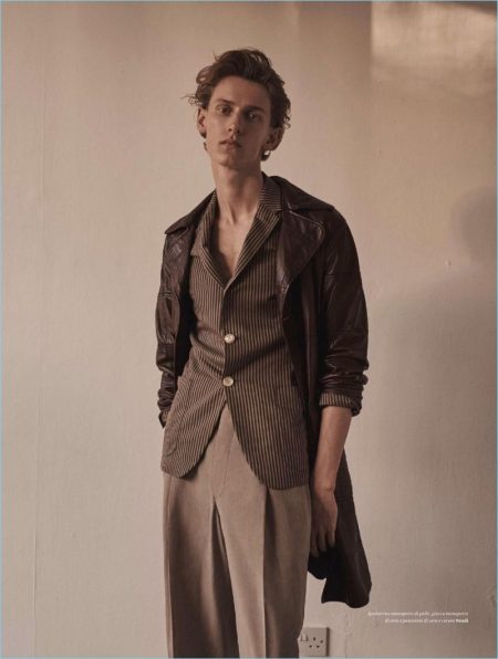 The Art of Summer: Emil Andersen in Fendi for L’Officiel Hommes Italia ...