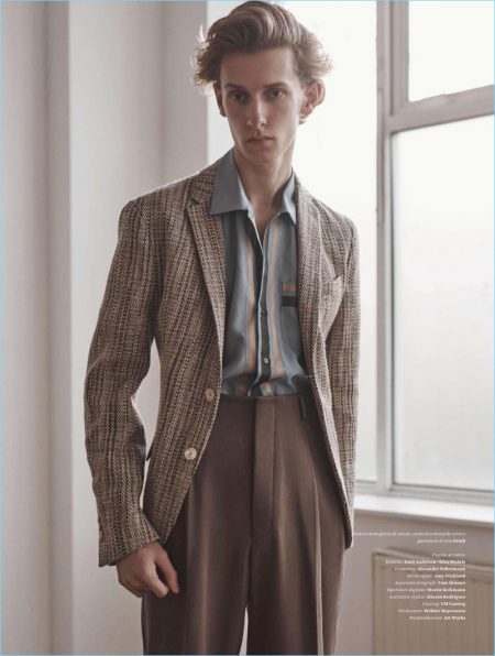 The Art of Summer: Emil Andersen in Fendi for L’Officiel Hommes Italia ...