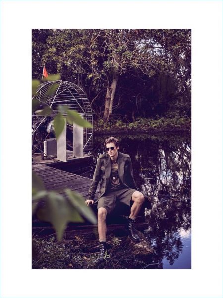 Outside Edge: Joel Meacock Models Rugged Fashions for Harrods – The ...