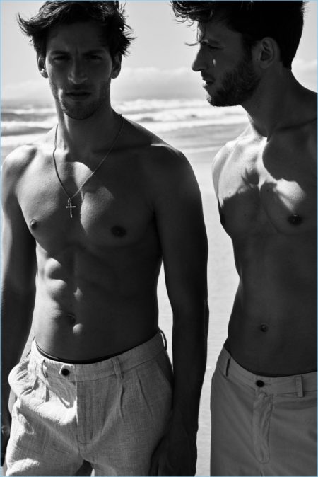Jonathan & Kevin Sampaio Star in a Beach Story for Cristina Magazine ...