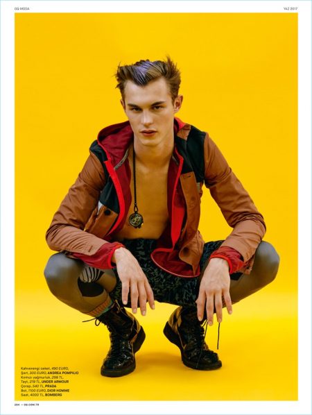 Kit Butler Rocks Colorful Styles for GQ Turkey Story – The Fashionisto
