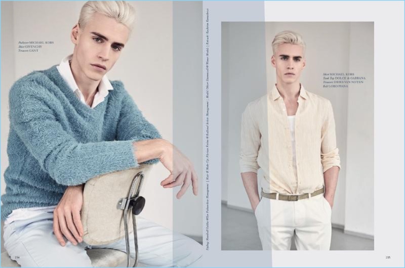 Summertime Blues: Oliver Stummvoll for Quality Magazine - The Fashionisto