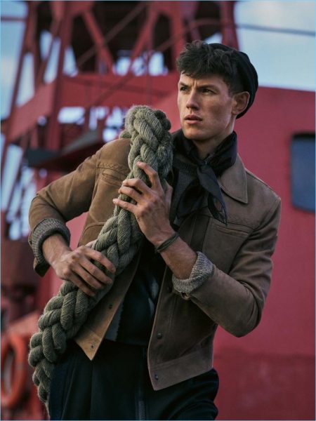 Ship to Shore: Tom Craig Rocks Nautical Fits for Harrods Magazine – The ...