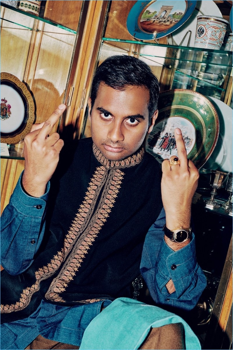 Aziz Ansari Covers GQ Style, Talks Disconnecting from Internet – The ...