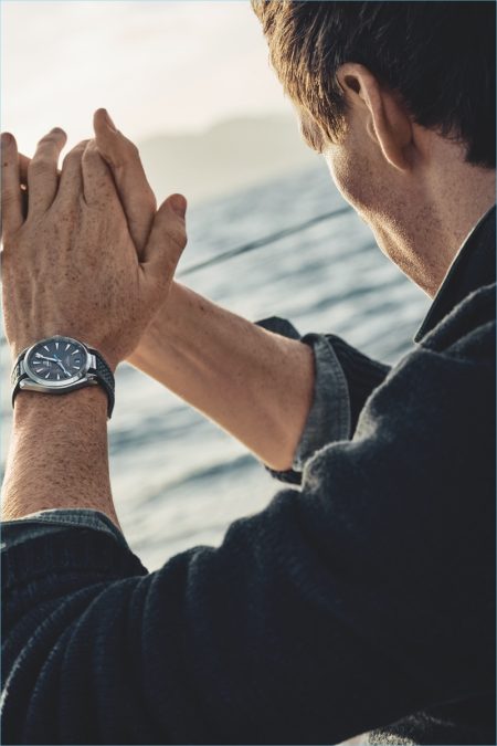 Eddie Redmayne 2017 Omega Seamaster Aqua Terra Campaign