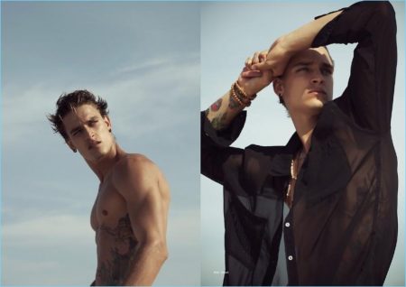 Jonathan Bellini Visits Beach for Mandrawn Cover Story – The Fashionisto
