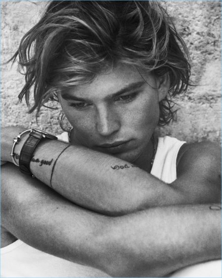 Jordan Barrett Goes Casual for Buro 24/7 Feature – The Fashionisto