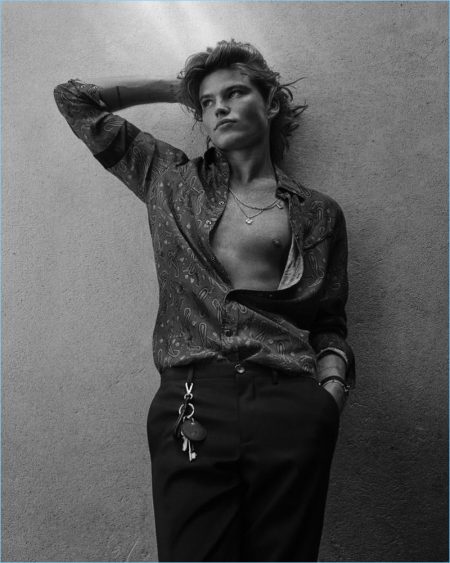 Jordan Barrett Goes Casual for Buro 24/7 Feature – The Fashionisto