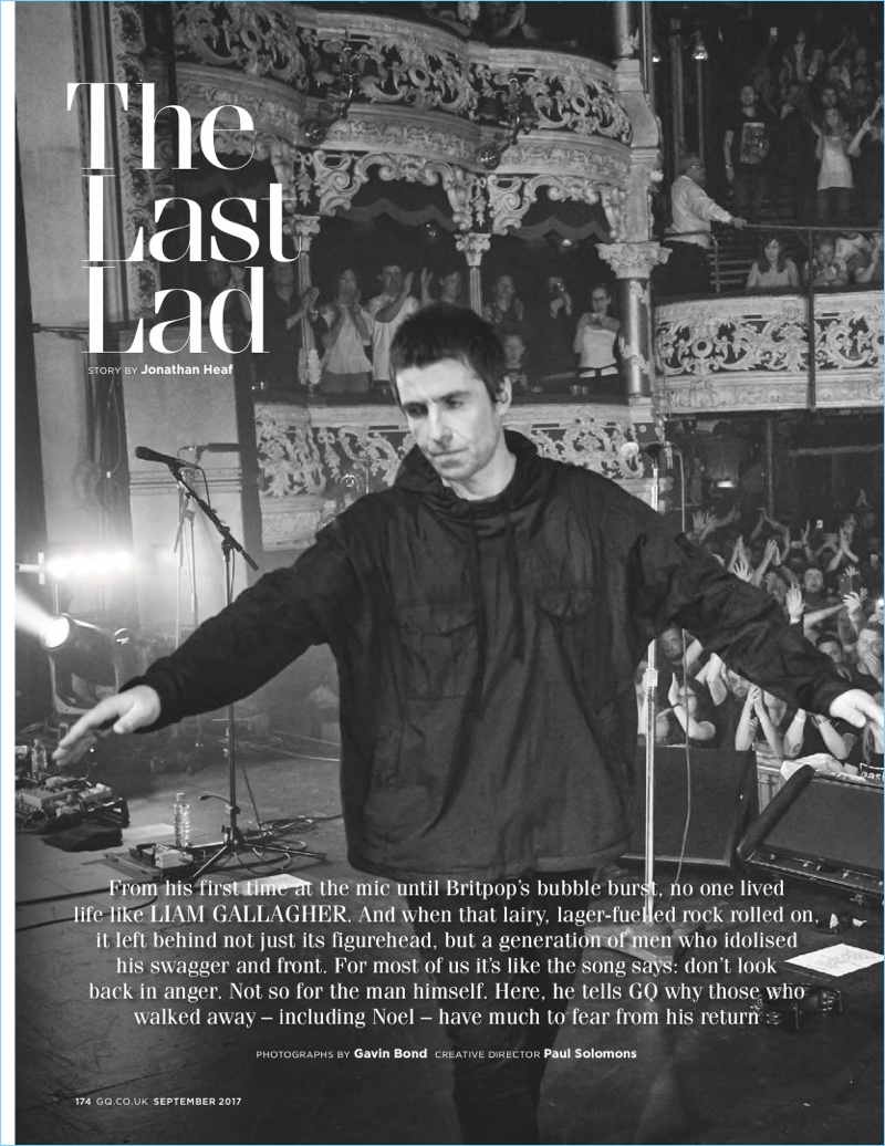 Liam Gallagher Covers British GQ’s September ’17 Issue – The Fashionisto