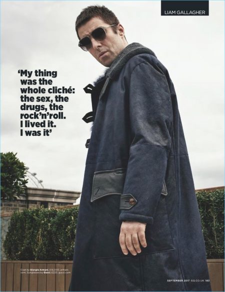 Liam Gallagher Covers British GQ’s September ’17 Issue – The Fashionisto