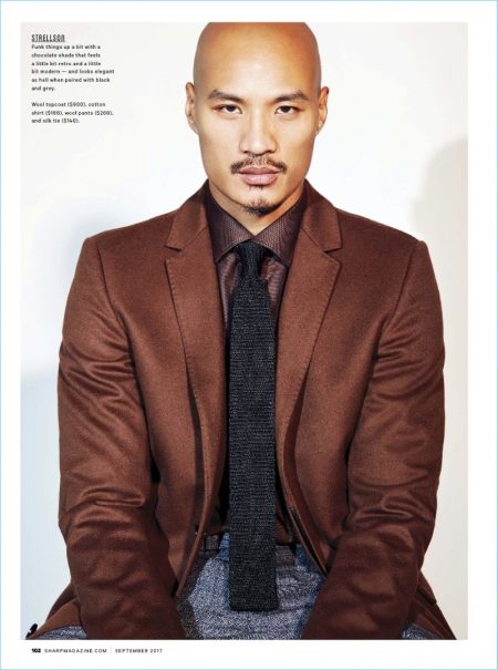 Fully Coated: Paolo Roldan is Dashing in Fall Fashions for Sharp – The ...