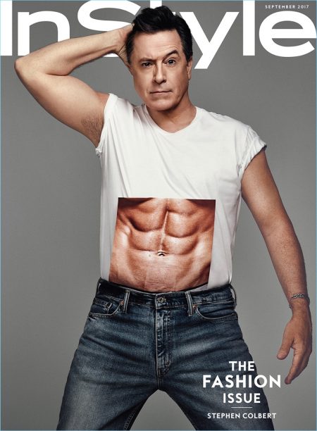 Stephen Colbert Brings Humor to Pages of InStyle – The Fashionisto