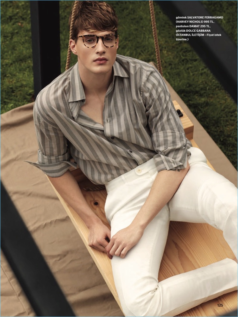 Tamas Models Smart Styles for Esquire Turkey